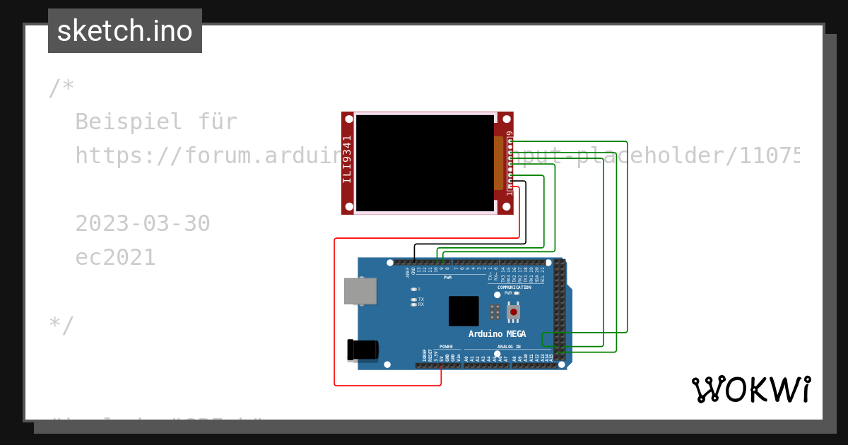 Tft Cursor Vi Wokwi Esp32 Stm32 Arduino Simulator