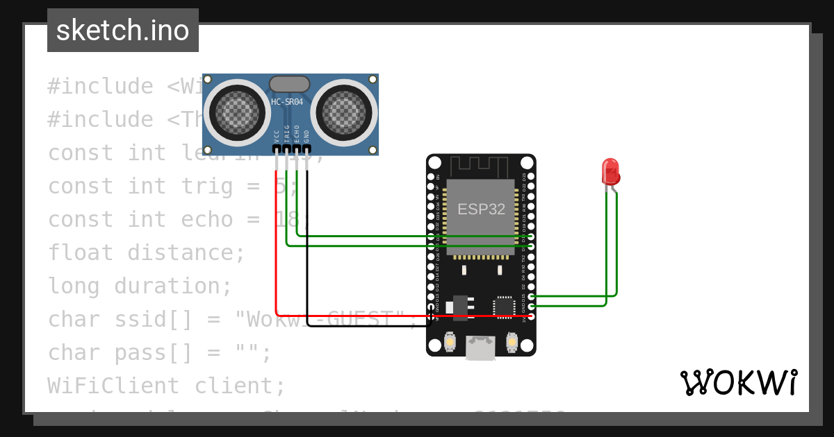 Smart Street Light Wokwi Esp32 Stm32 Arduino Simulator 3542