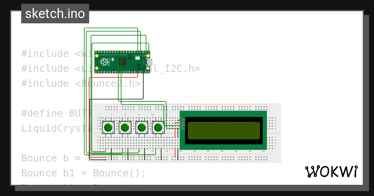 B7 Bounce2 Raspberry Wokwi Esp32 Stm32 Arduino Simulator 5130