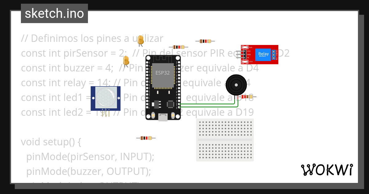 Casa Inteligente - Wokwi ESP32, STM32, Arduino Simulator
