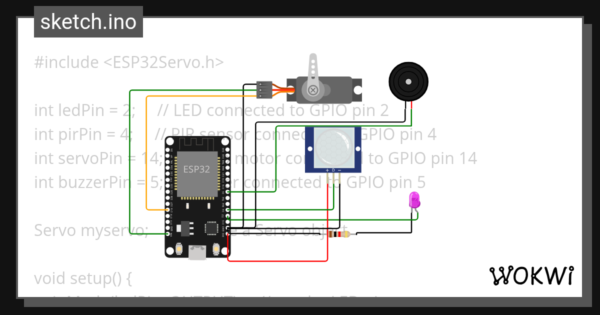 Smart Home - Wokwi ESP32, STM32, Arduino Simulator