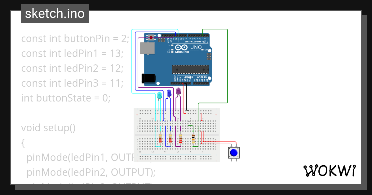 Pushbutton Controlled Led Zapanta 2 Wokwi Esp32 Stm32 Arduino Simulator 5285