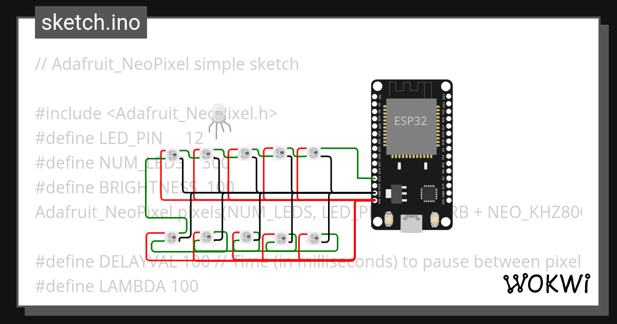 IOT3 rainbow - Wokwi ESP32, STM32, Arduino Simulator