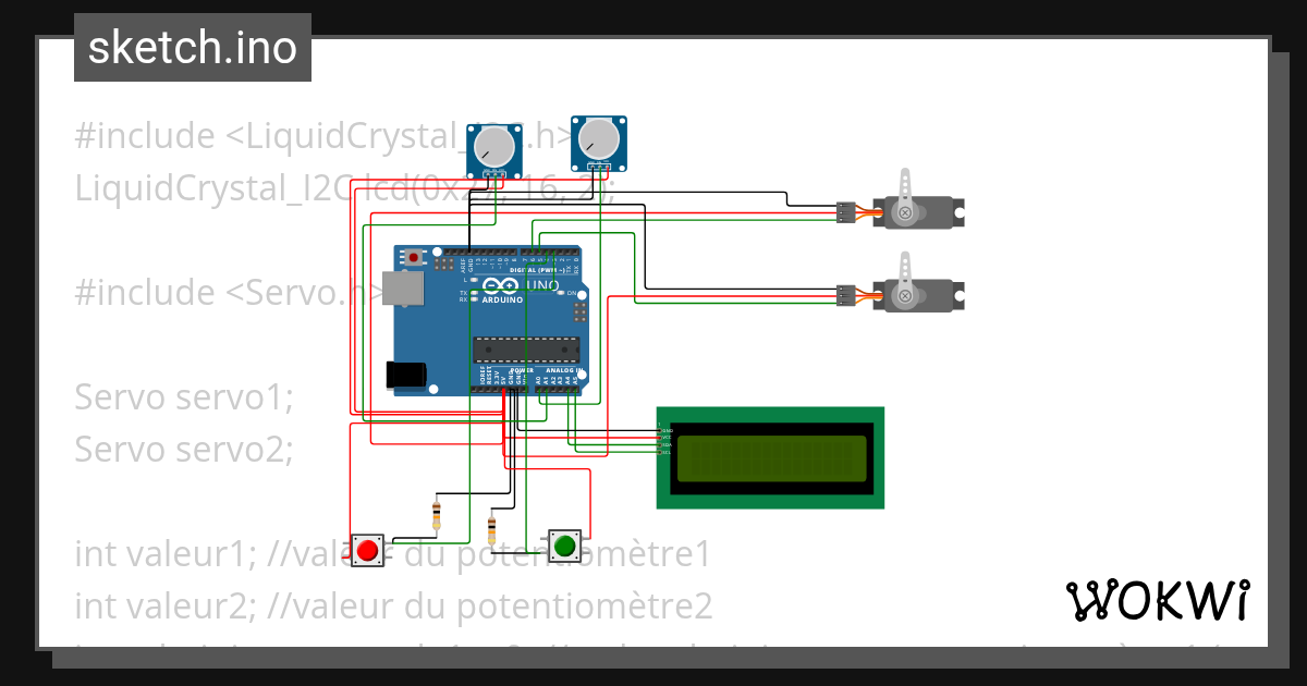 coffre fort - Wokwi ESP32, STM32, Arduino Simulator