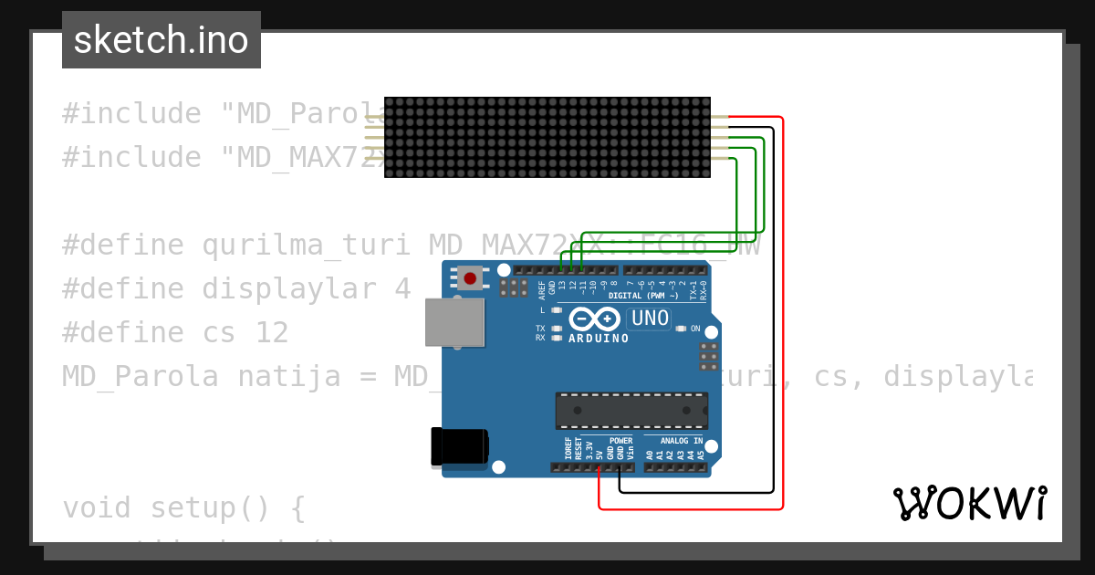 415 8x8 2 Wokwi Esp32 Stm32 Arduino Simulator 0463