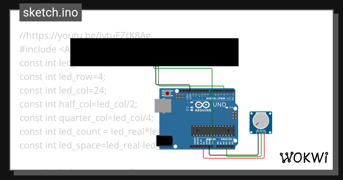 LED run 1 - Wokwi ESP32, STM32, Arduino Simulator