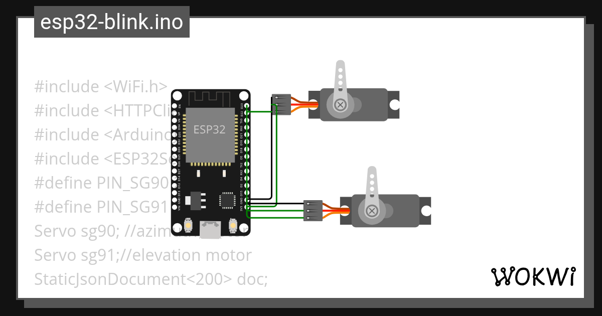 satellite - Wokwi ESP32, STM32, Arduino Simulator
