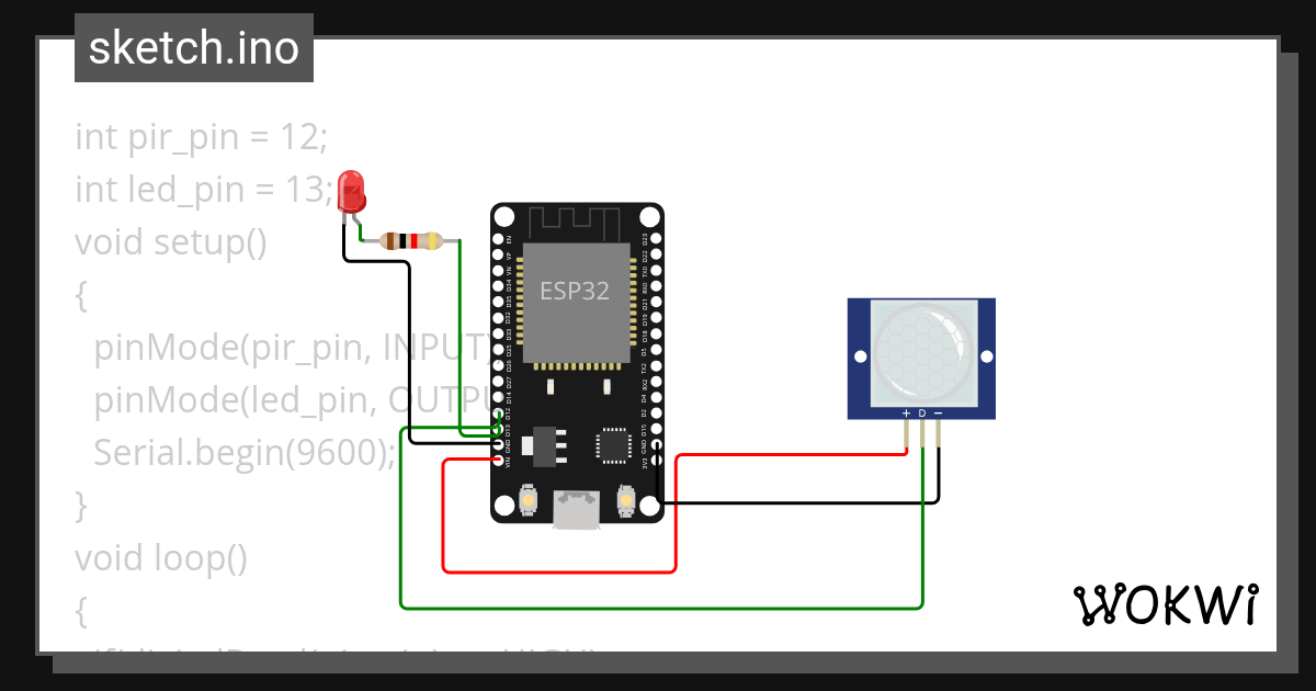 PIR - Wokwi ESP32, STM32, Arduino Simulator PIR - Wokwi ESP32, STM32, Arduino Simulator