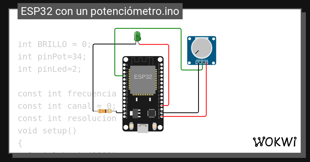 04 Esp32 Con Un Potencióo Copy Wokwi Esp32 Stm32 Arduino Simulator