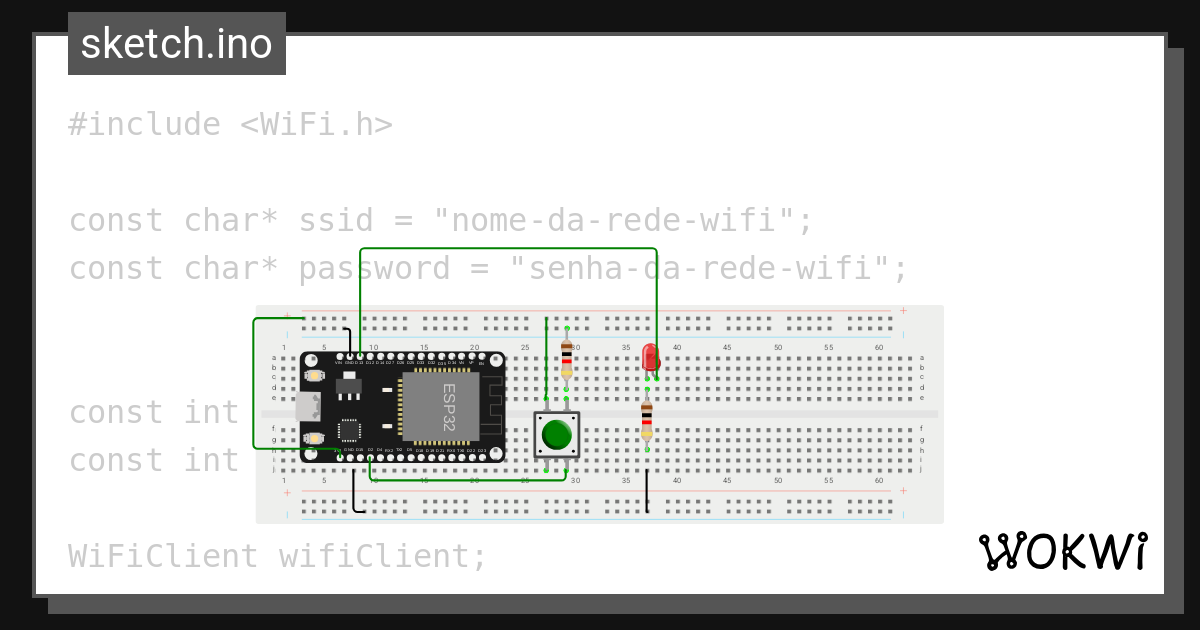 Teste Wokwi Esp32 Stm32 Arduino Simulator