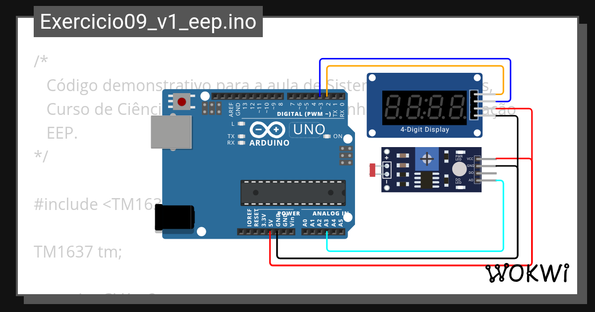 Exercicio09_v1_eep - Wokwi ESP32, STM32, Arduino Simulator
