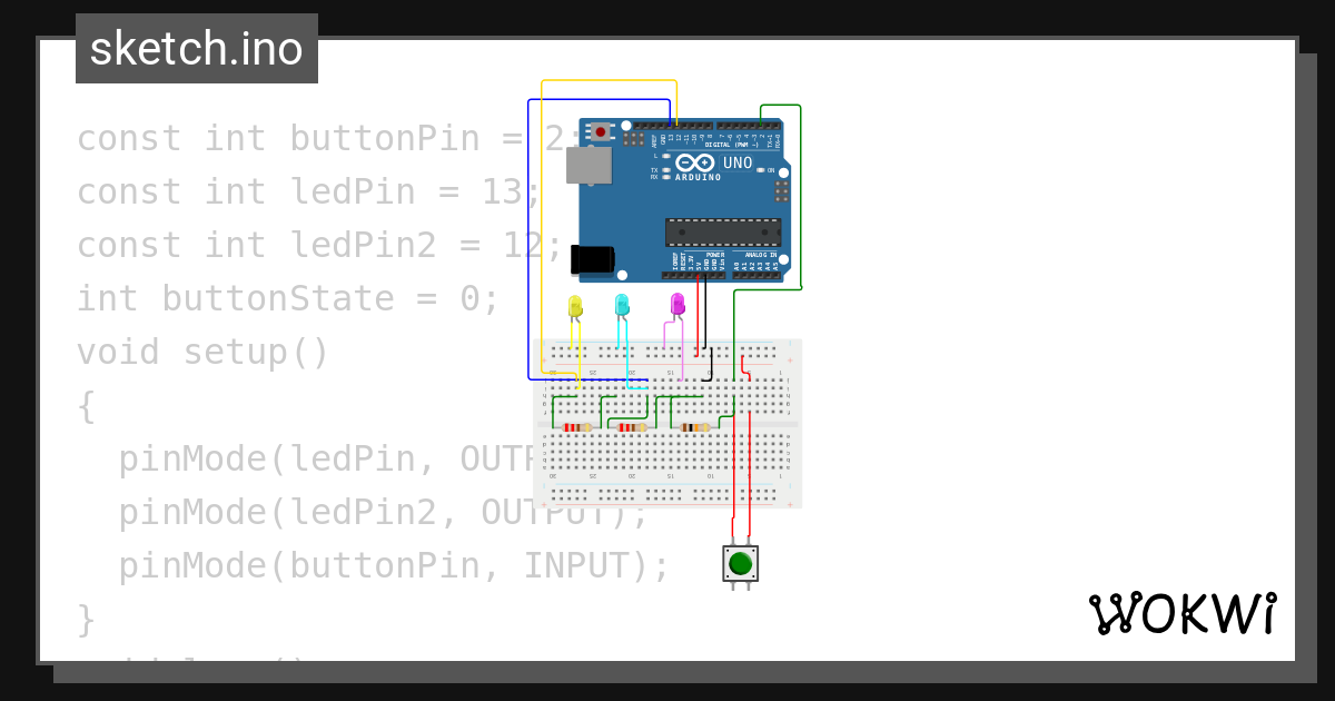 Pushbutton Controlled Led Remo Wokwi Esp32 Stm32 Arduino Simulator 6175