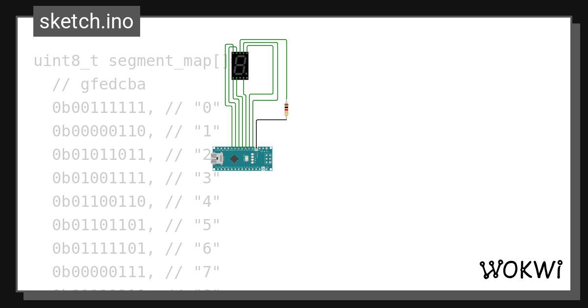 Arduino 7 Segmentos Copy Wokwi Esp32 Stm32 Arduino Simulator