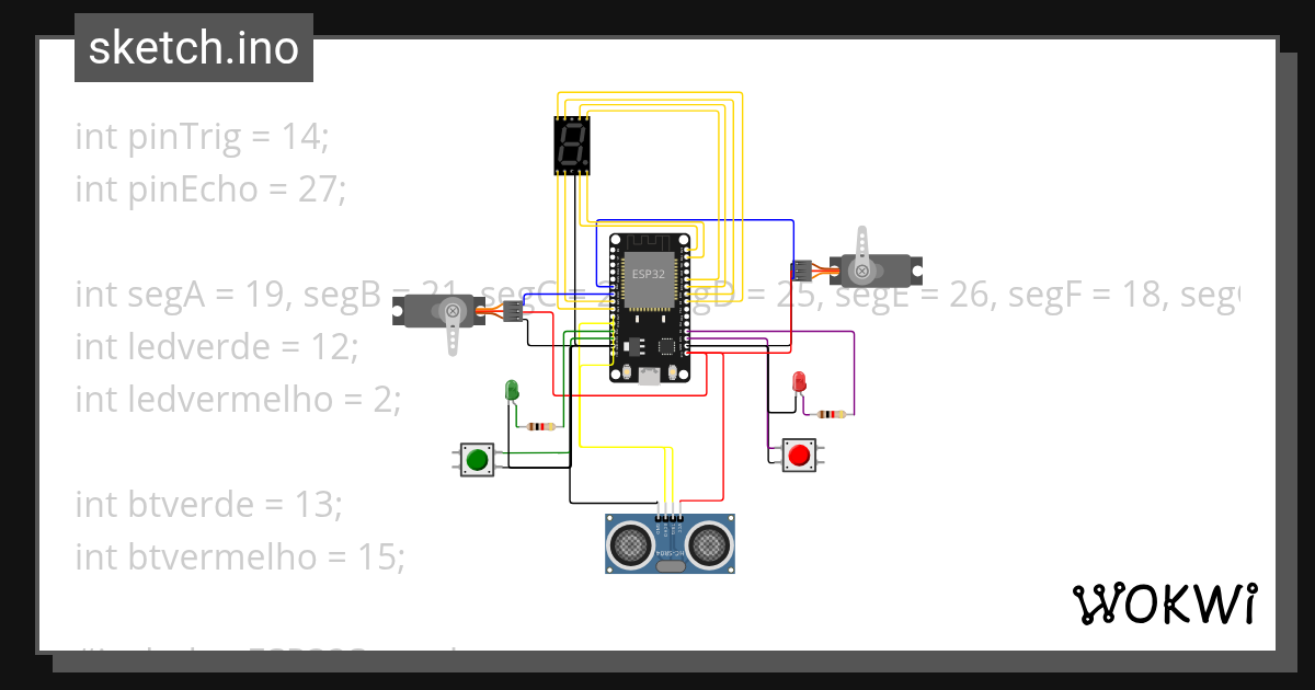 CANCELA - Wokwi ESP32, STM32, Arduino Simulator