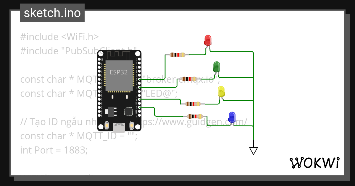 Bai1caub - Wokwi ESP32, STM32, Arduino Simulator