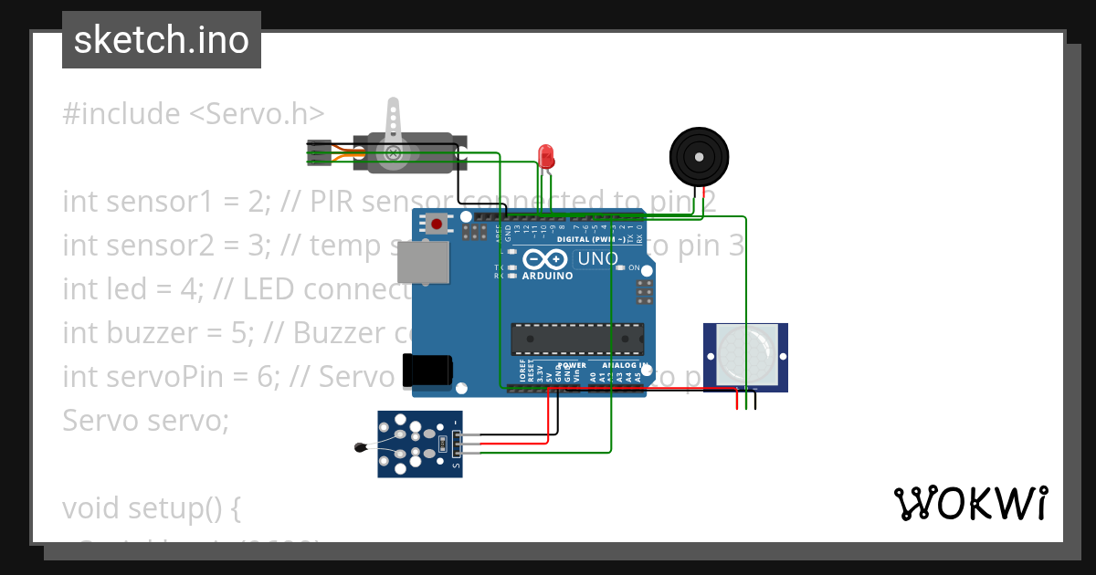 Smart Home Wokwi Esp32 Stm32 Arduino Simulator