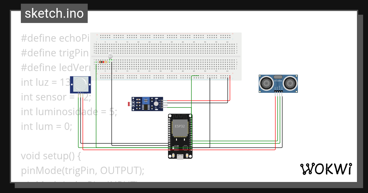 Circuito Virtual Postente Wokwi Esp32 Stm32 Arduino Simulator