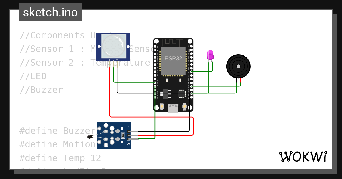 Smart Home Automation Wokwi Esp32 Stm32 Arduino Simulator