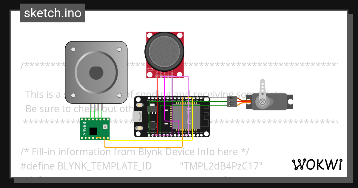 Blynk Iot Wokwi Esp32 Stm32 Arduino Simulator 