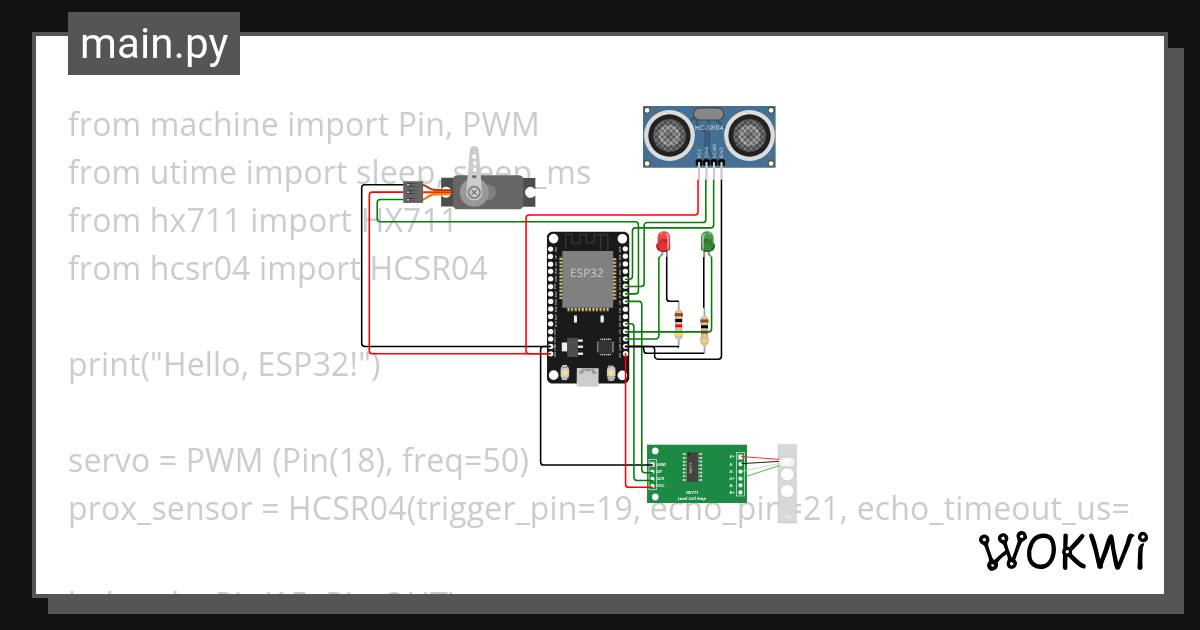 MicroPython Esp32 - Wokwi ESP32, STM32, Arduino Simulator