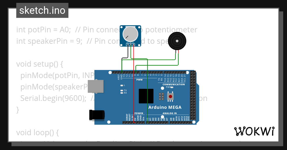Lab 4 C Fin - Wokwi ESP32, STM32, Arduino Simulator