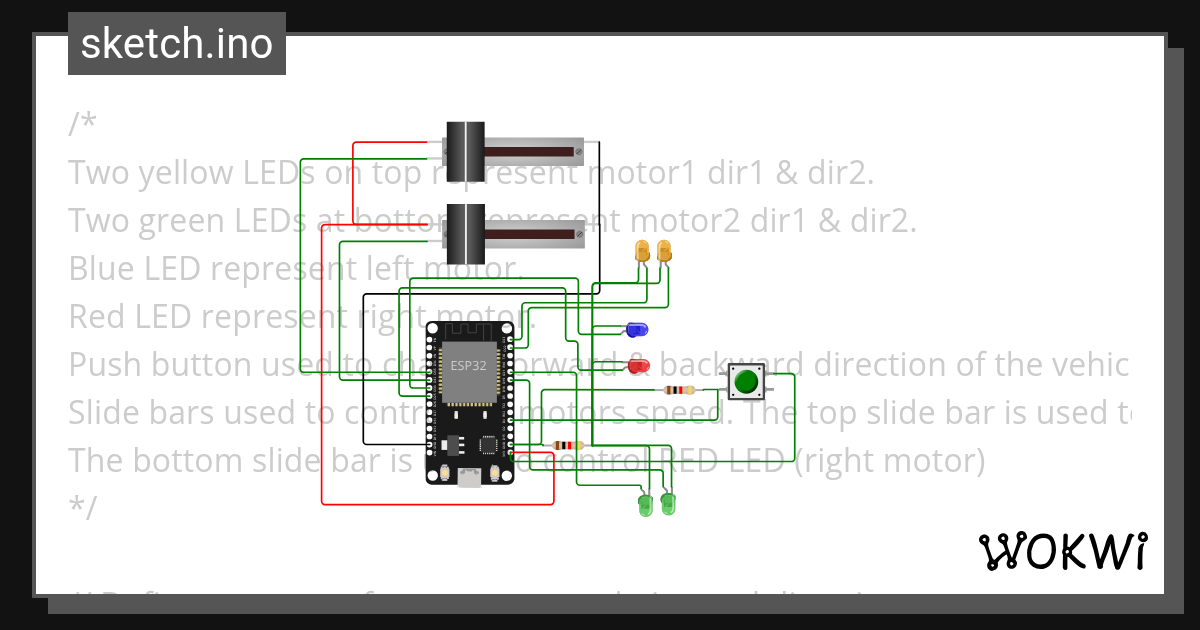 Motor PWM simulation Copy - Wokwi ESP32, STM32, Arduino Simulator