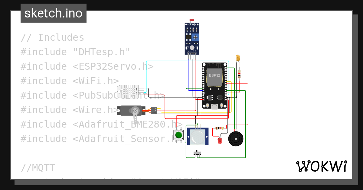 Smarthome V12 Wlan Wokwi Esp32 Stm32 Arduino Simulator