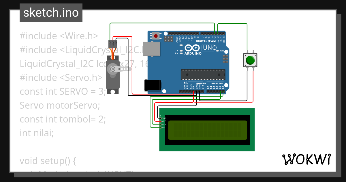 Lcdservopusbutton Wokwi Esp32 Stm32 Arduino Simulator 2455