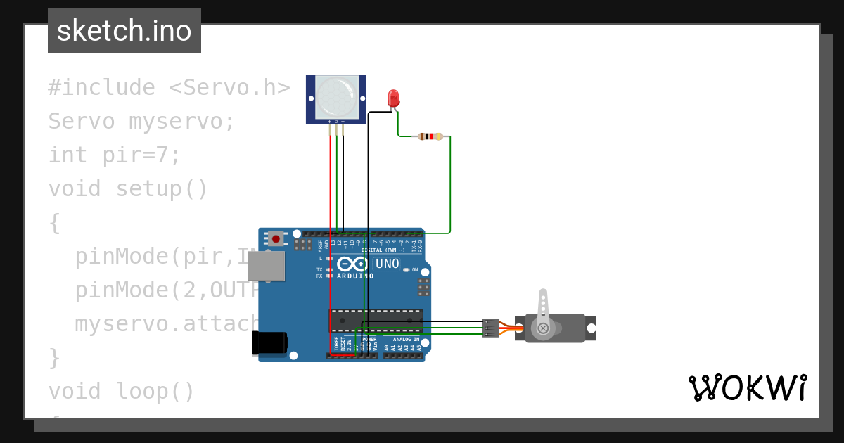 Door Automation Wokwi Esp32 Stm32 Arduino Simulator 0490