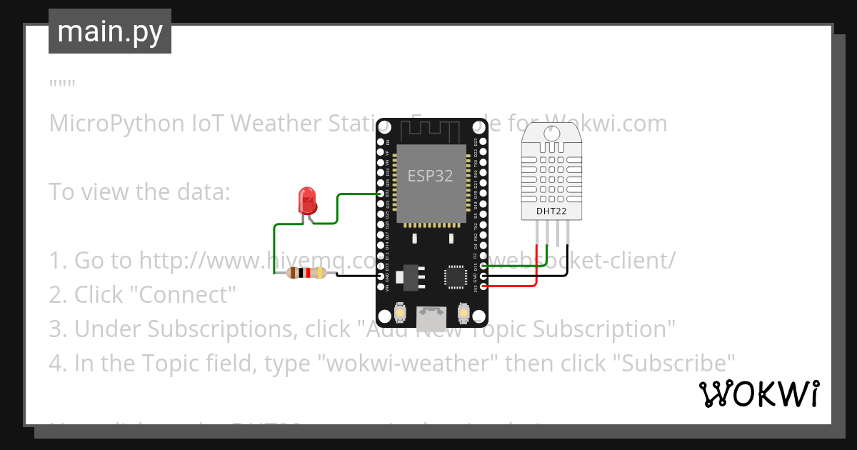 Lezione 13 - esercizio 1 - Wokwi ESP32, STM32, Arduino Simulator