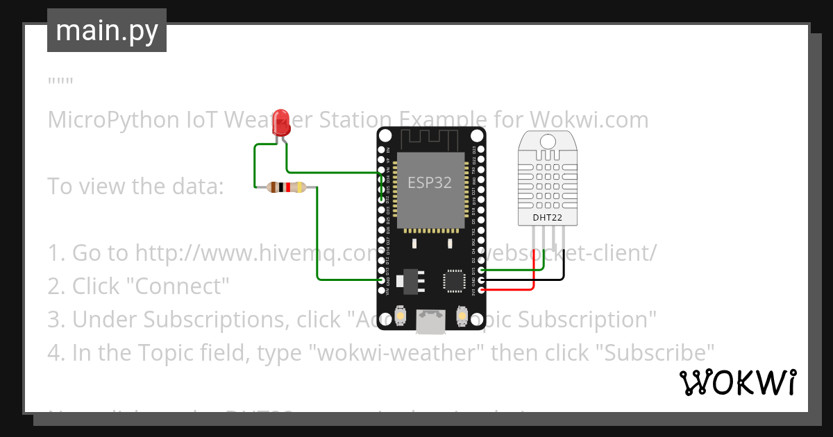 weather1 led - Wokwi ESP32, STM32, Arduino Simulator weather1 led - Wokwi ESP32, STM32, Arduino Simulator