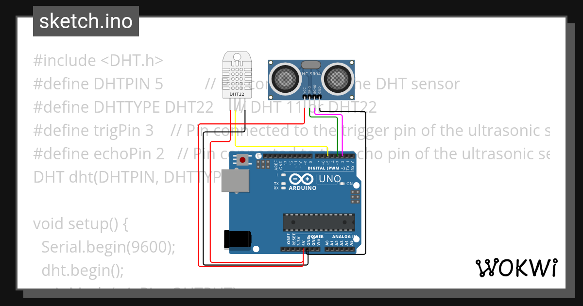 measurment project - Wokwi ESP32, STM32, Arduino Simulator
