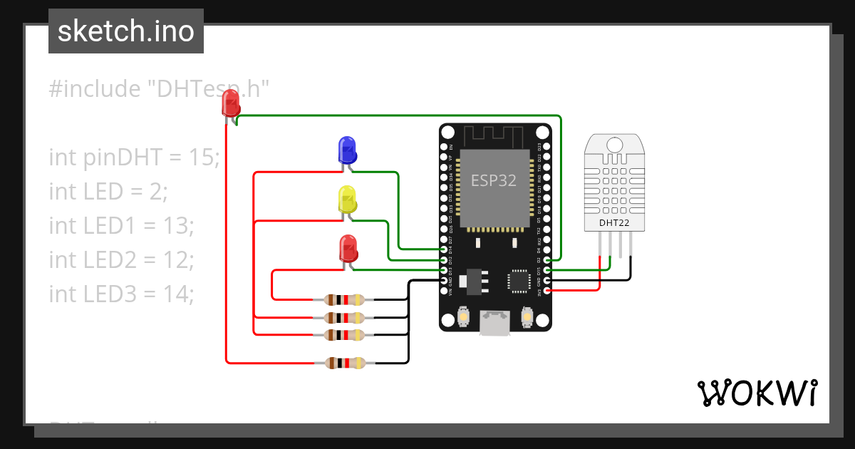 Led Humedad Wokwi Esp32 Stm32 Arduino Simulator
