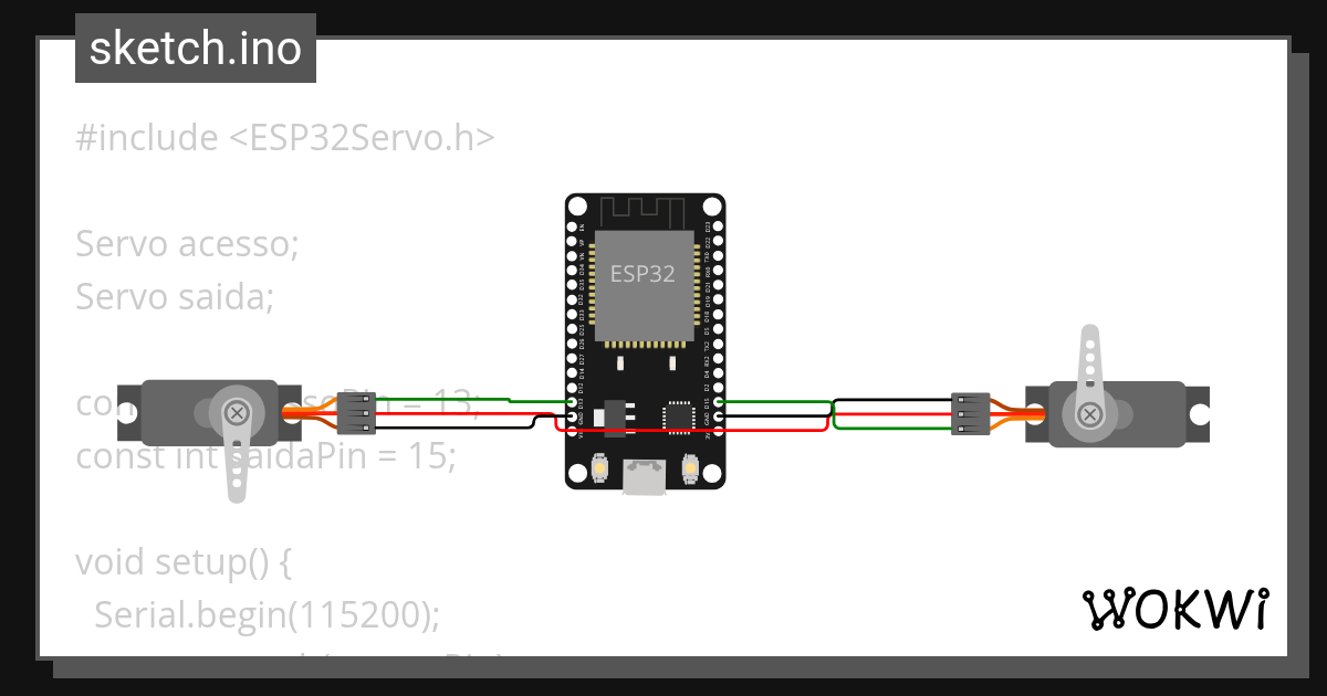 Servo - Wokwi ESP32, STM32, Arduino Simulator