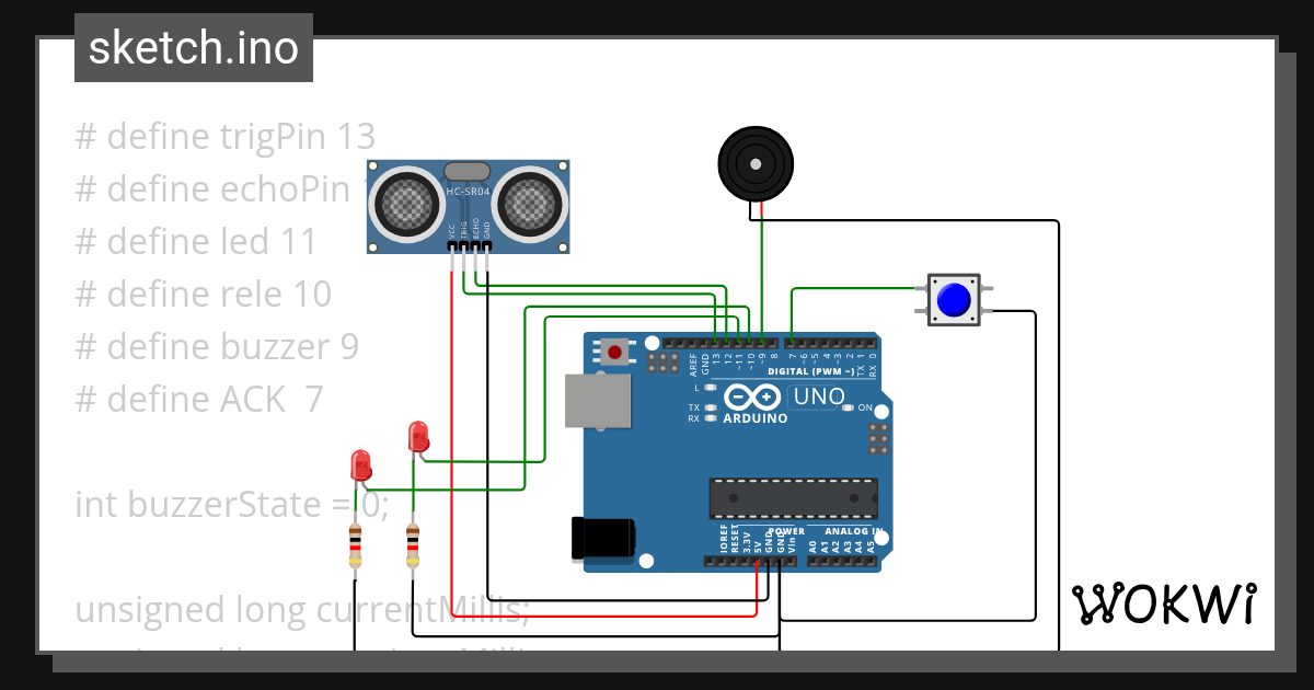 SMART HOME - Wokwi ESP32, STM32, Arduino Simulator