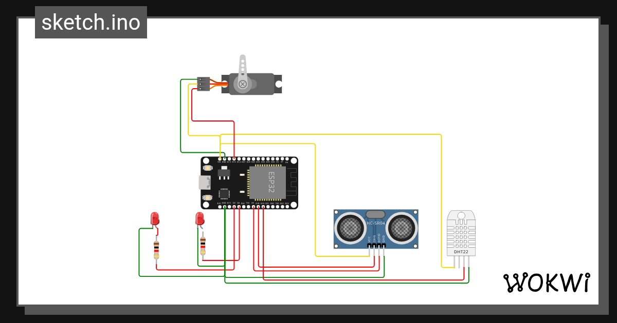 Sơ đồ nối dây - Wokwi ESP32, STM32, Arduino Simulator
