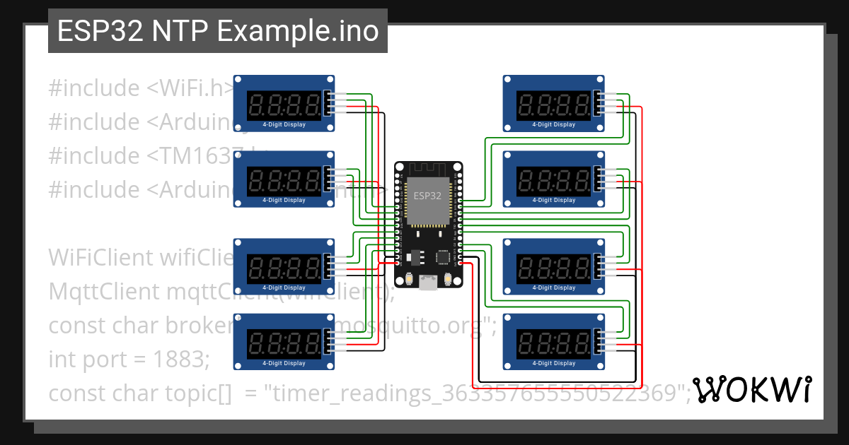 esa_project_esp32_mqtt - Wokwi ESP32, STM32, Arduino Simulator