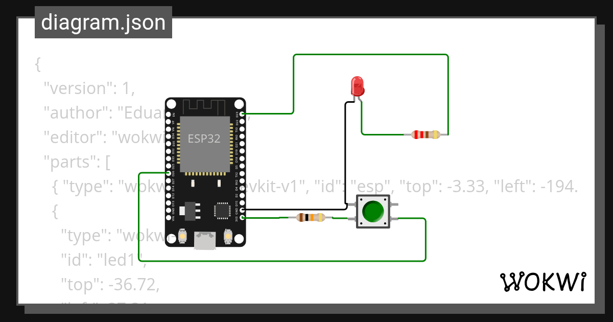 Eduardo - Wokwi ESP32, STM32, Arduino Simulator