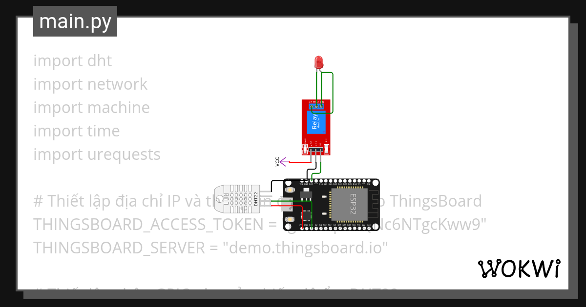 MQTT - humidity - Wokwi ESP32, STM32, Arduino Simulator