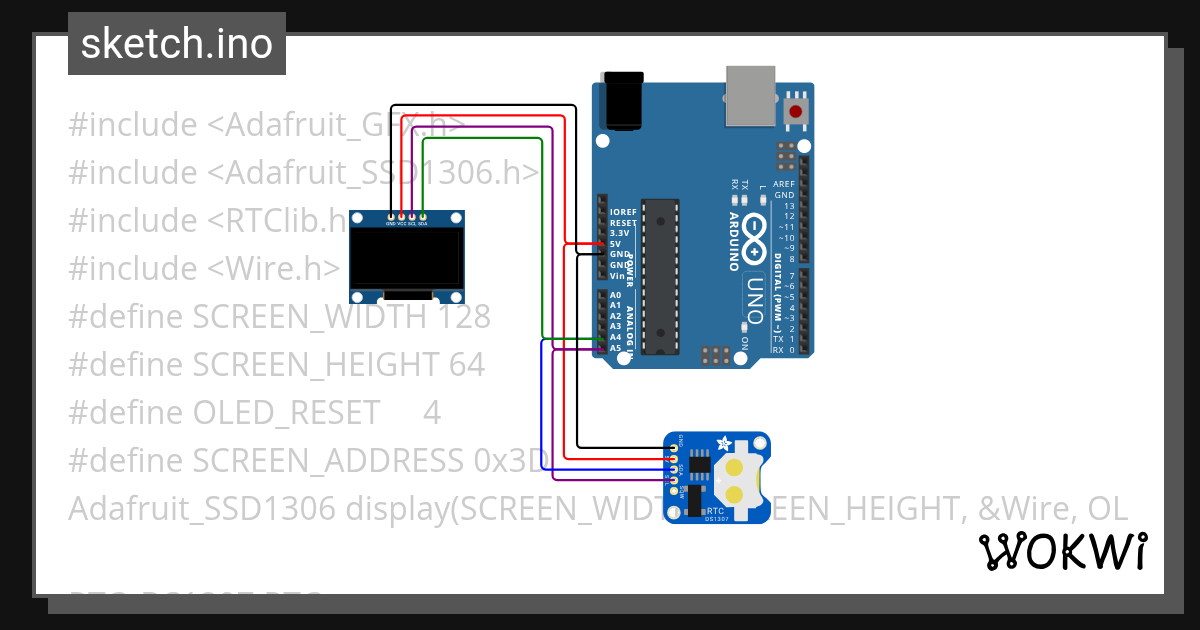 SLF-Digital Watch - Wokwi ESP32, STM32, Arduino Simulator