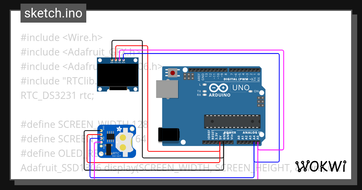 Esdigitalwatch Wokwi Esp32 Stm32 Arduino Simulator 7777