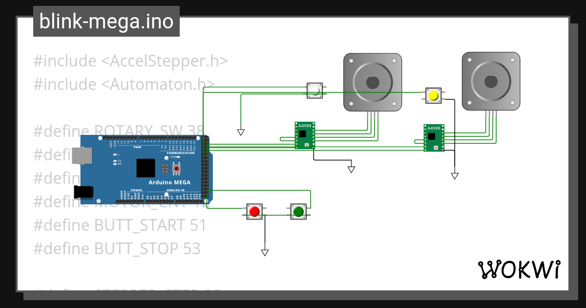 stepper_nonblock - Wokwi ESP32, STM32, Arduino Simulator