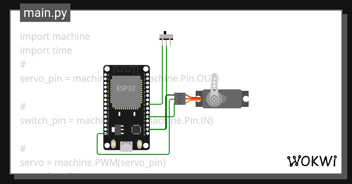 小小下士舵机 Wokwi Esp32 Stm32 Arduino Simulator 1149