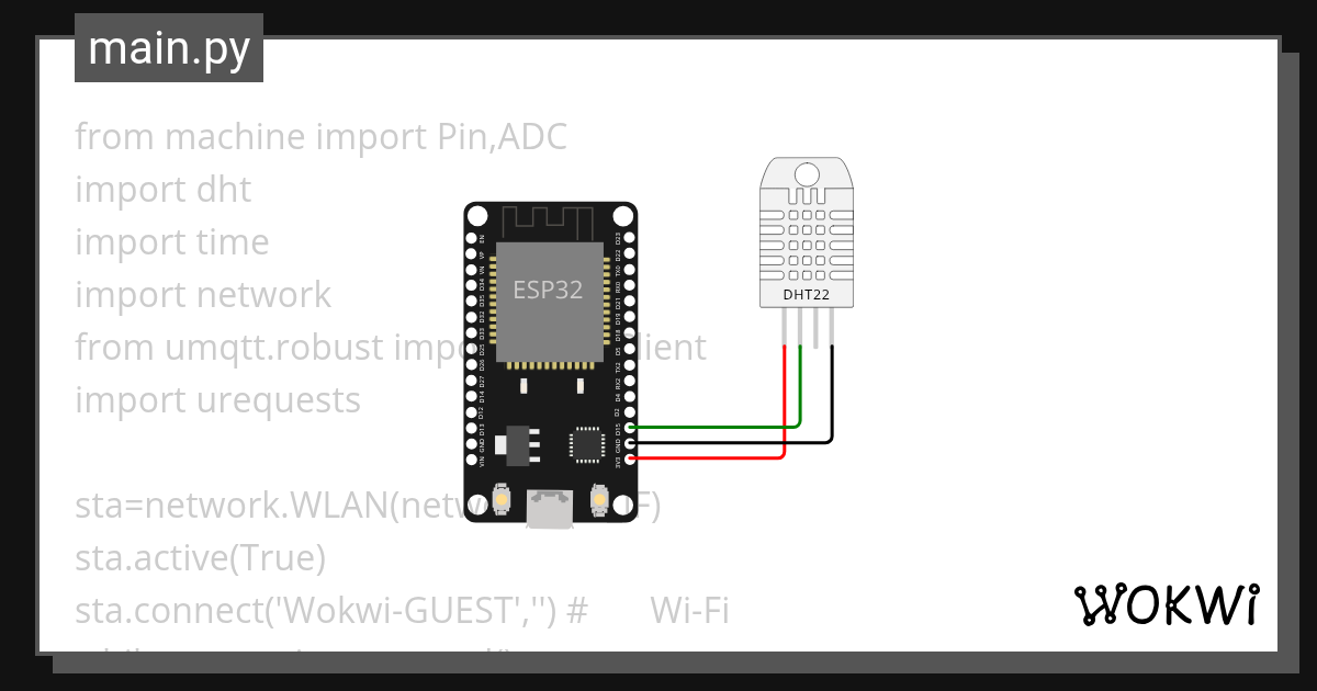 IOT_Test4 - Wokwi ESP32, STM32, Arduino Simulator