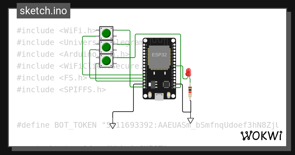 Telegram Json Copy Wokwi Esp32 Stm32 Arduino Simulator