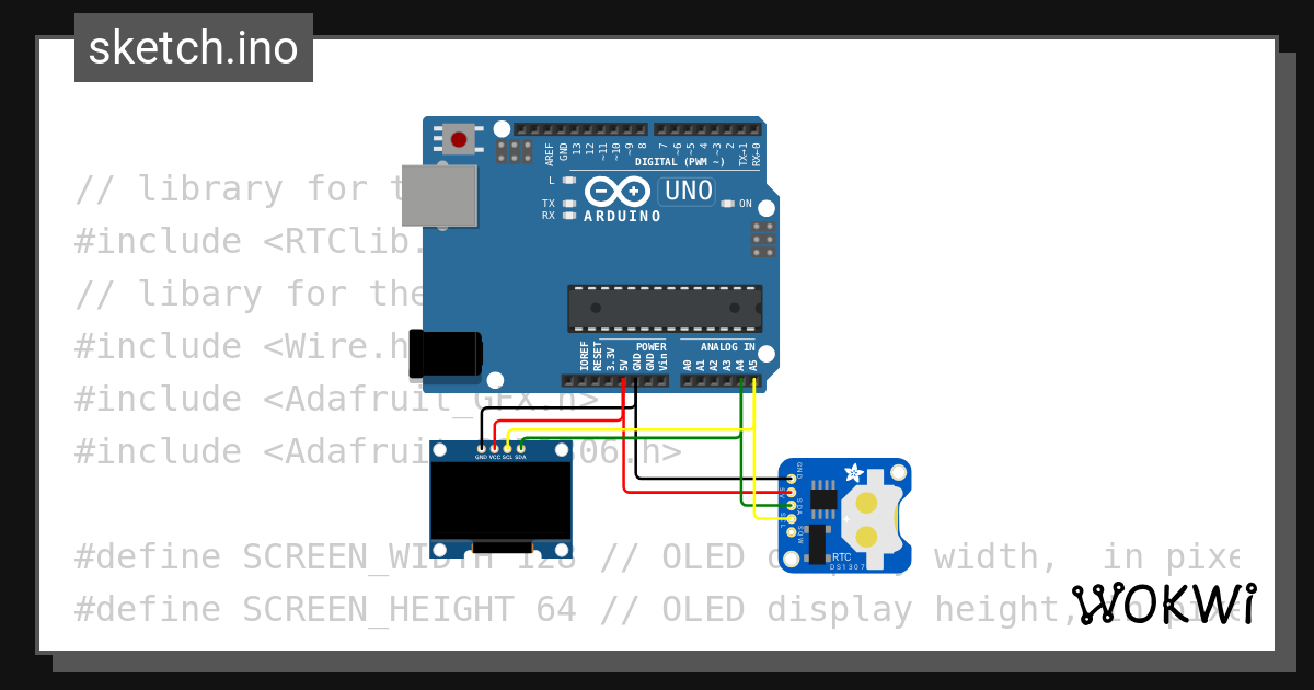 Digital Clock Wokwi Esp32 Stm32 Arduino Simulator 4276