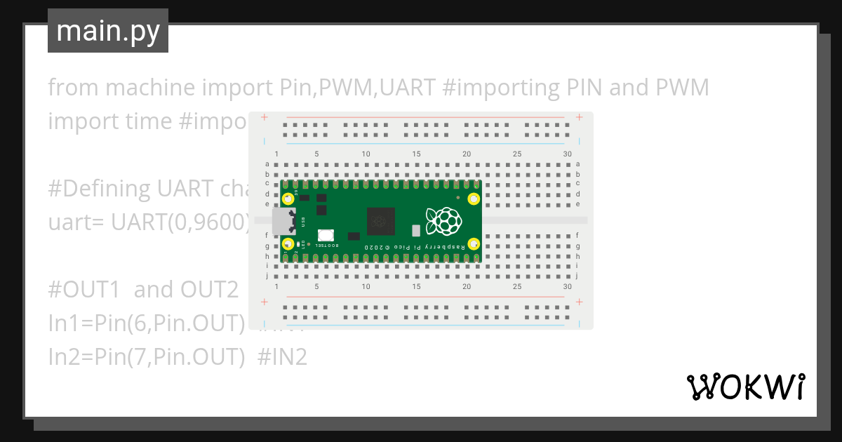 Carro - Wokwi ESP32, STM32, Arduino Simulator