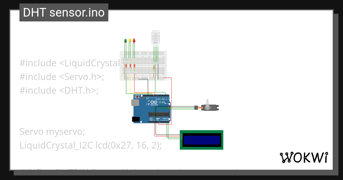 Bio Sensor with servo - Wokwi ESP32, STM32, Arduino Simulator