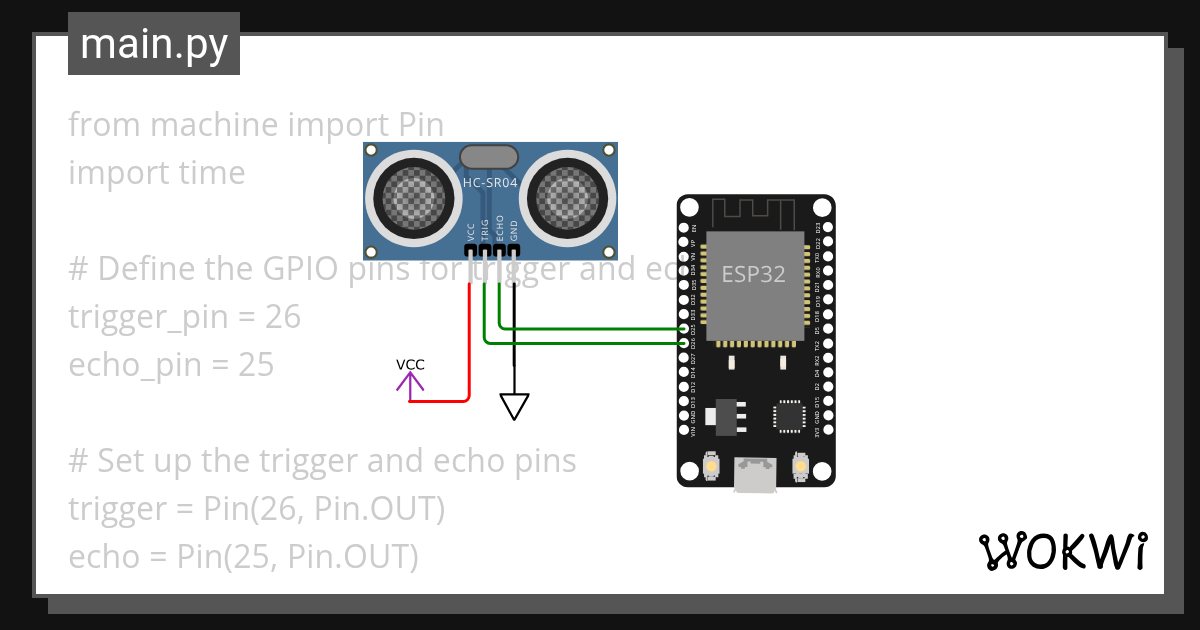 WaterLevel.py - Wokwi ESP32, STM32, Arduino Simulator