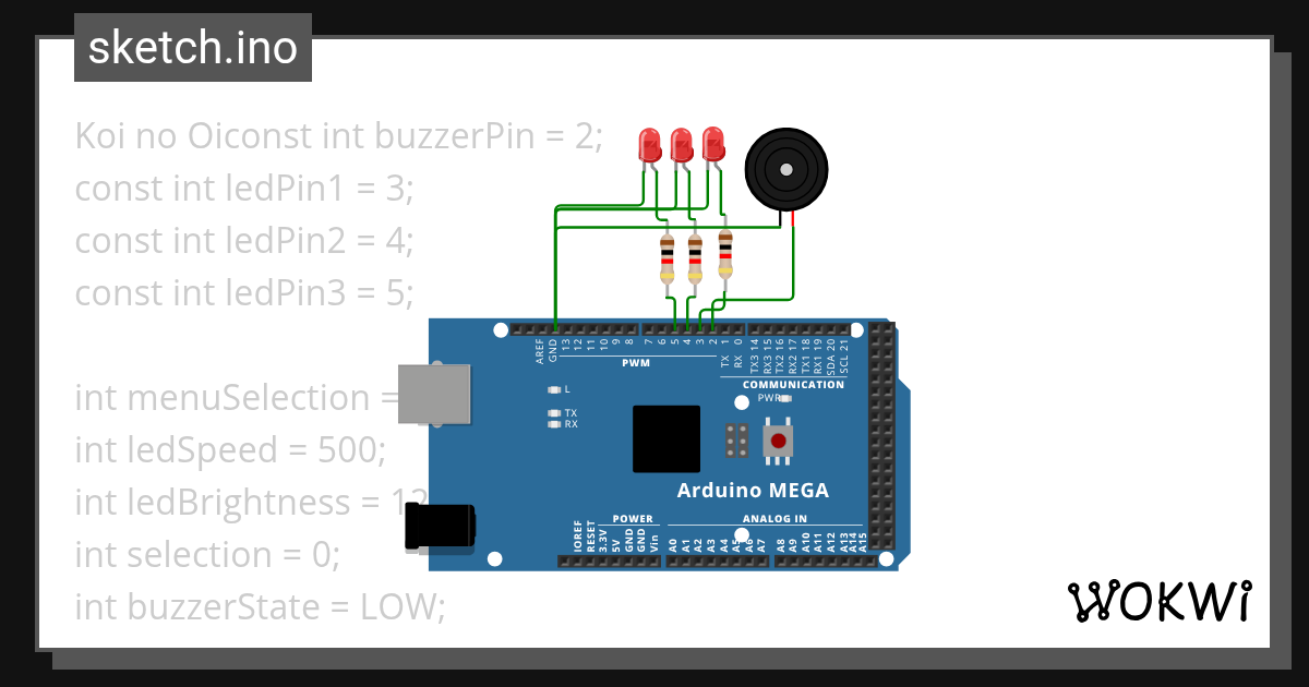 Buzzer Led Copy Wokwi Esp32 Stm32 Arduino Simulator